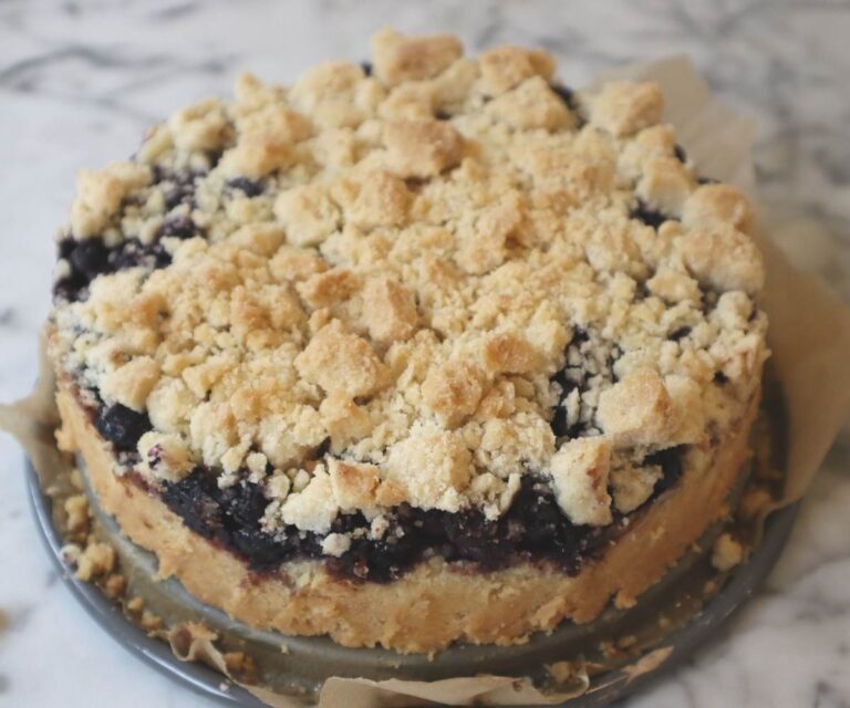 German Blueberry Kuchen Recipe - Eat Dessert First